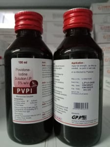Buy Povidone -Iodine Solution I.P 5 % W/V Online at best price from ...