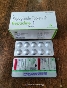 Buy Repaglinide 1 mg Tab IP Online at best price from pharamcy store ...