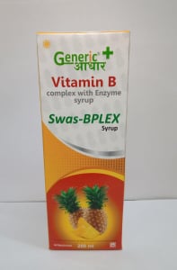 Vitamin B complex with enzyme syrup (Swas-BPLEX): Support Overall Health