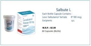 Buy Levo - salbutamol Tartrate IP 100mcg rotacaps Online at best price ...