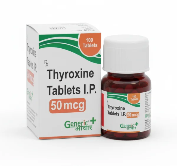 Thyroxine 50mcg Tablets for Thyroid Hormone Replacement